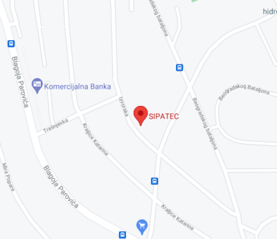 Contact SIPATEC for delivery and support | Belgrade, Nis, Novi Sad